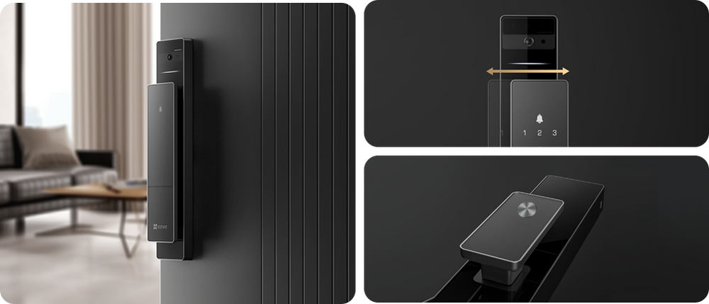 EZVIZ DL50FVS Smart Door Lock with Facial Recognition | Advanced ...